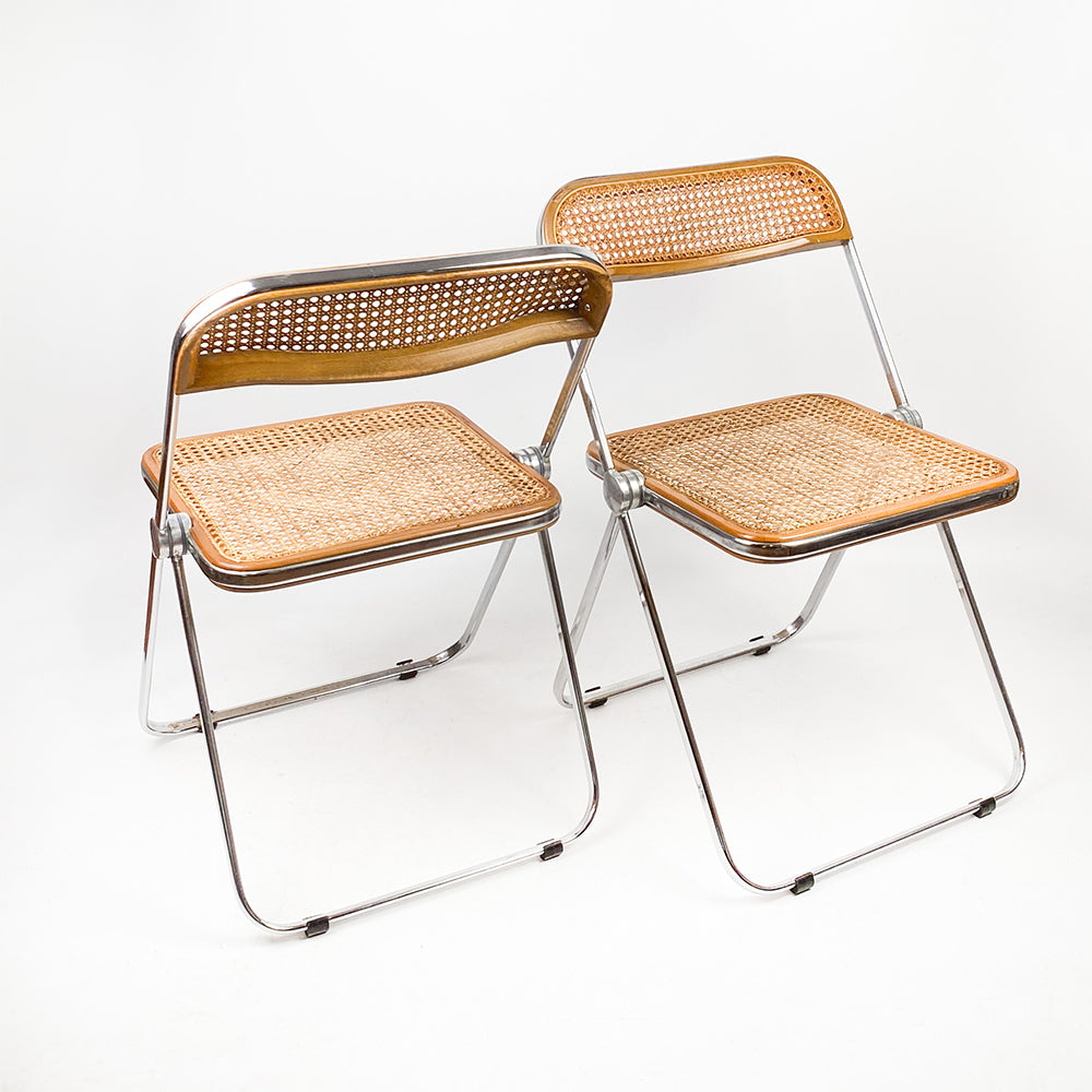 Giancarlo Piretti가 Anonima Castelli를 위해 디자인한 Plia 의자 한 쌍, 1967 ...